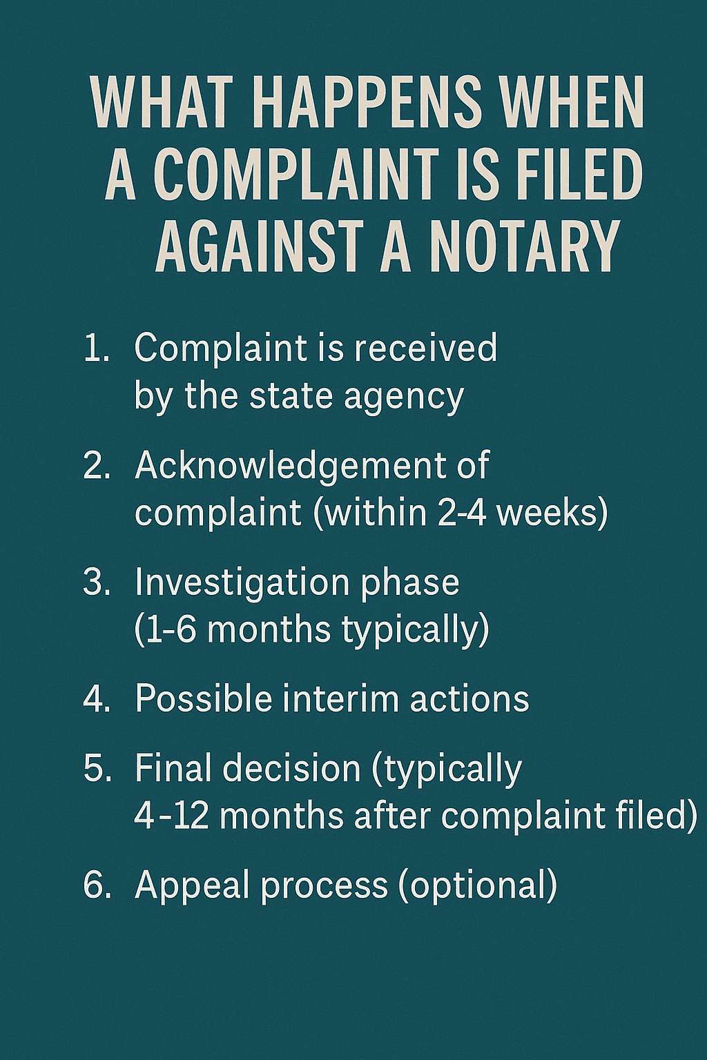 What Happens When a Complaint is Filed Against a Notary? | Protect Your ...