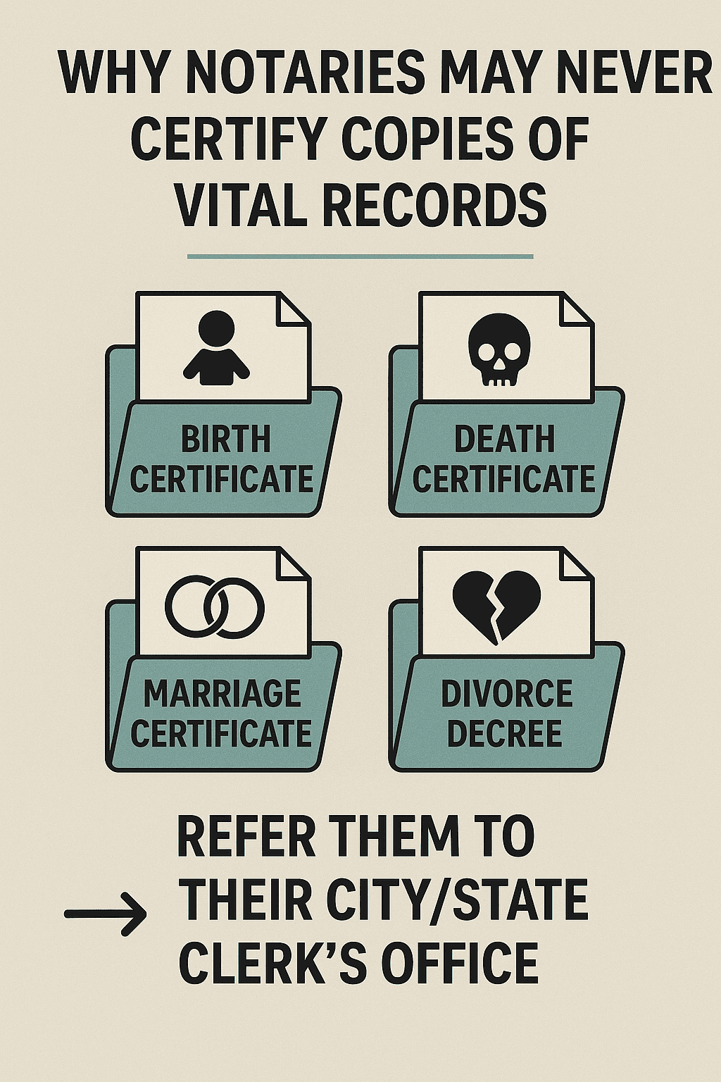 Why Notaries Can’t Certify Vital Records | What To Do Instead | The ...